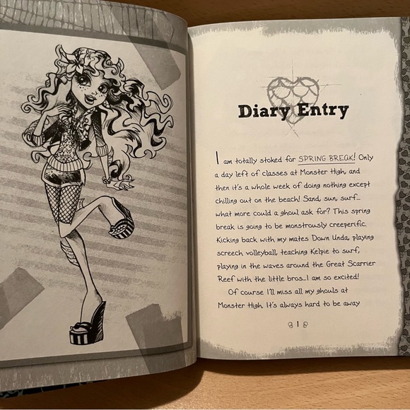 monster high | Toys | Nwt First Edition Hc Book Monster High Diaries ...